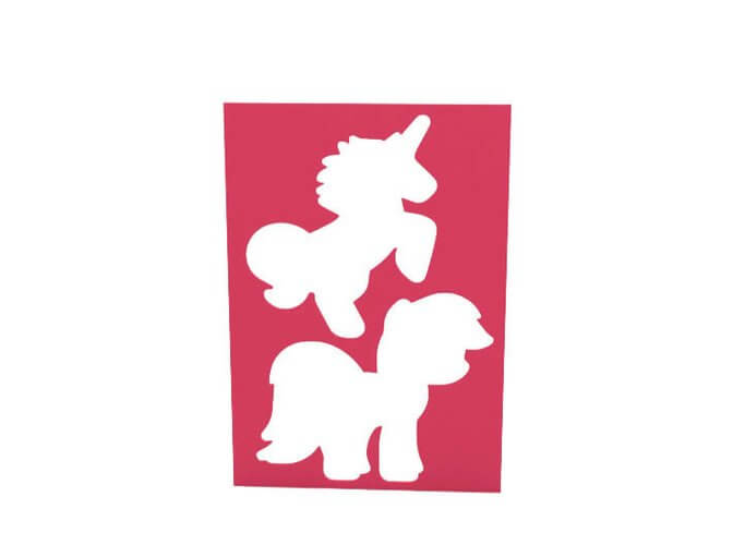 Stencil - 3D Print Model by myszkin4