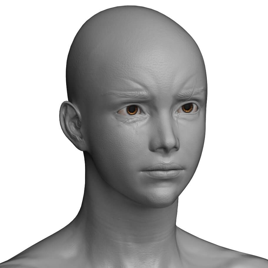 Genesis 8 Male face details work 3D Render, Digital Art by Nabi