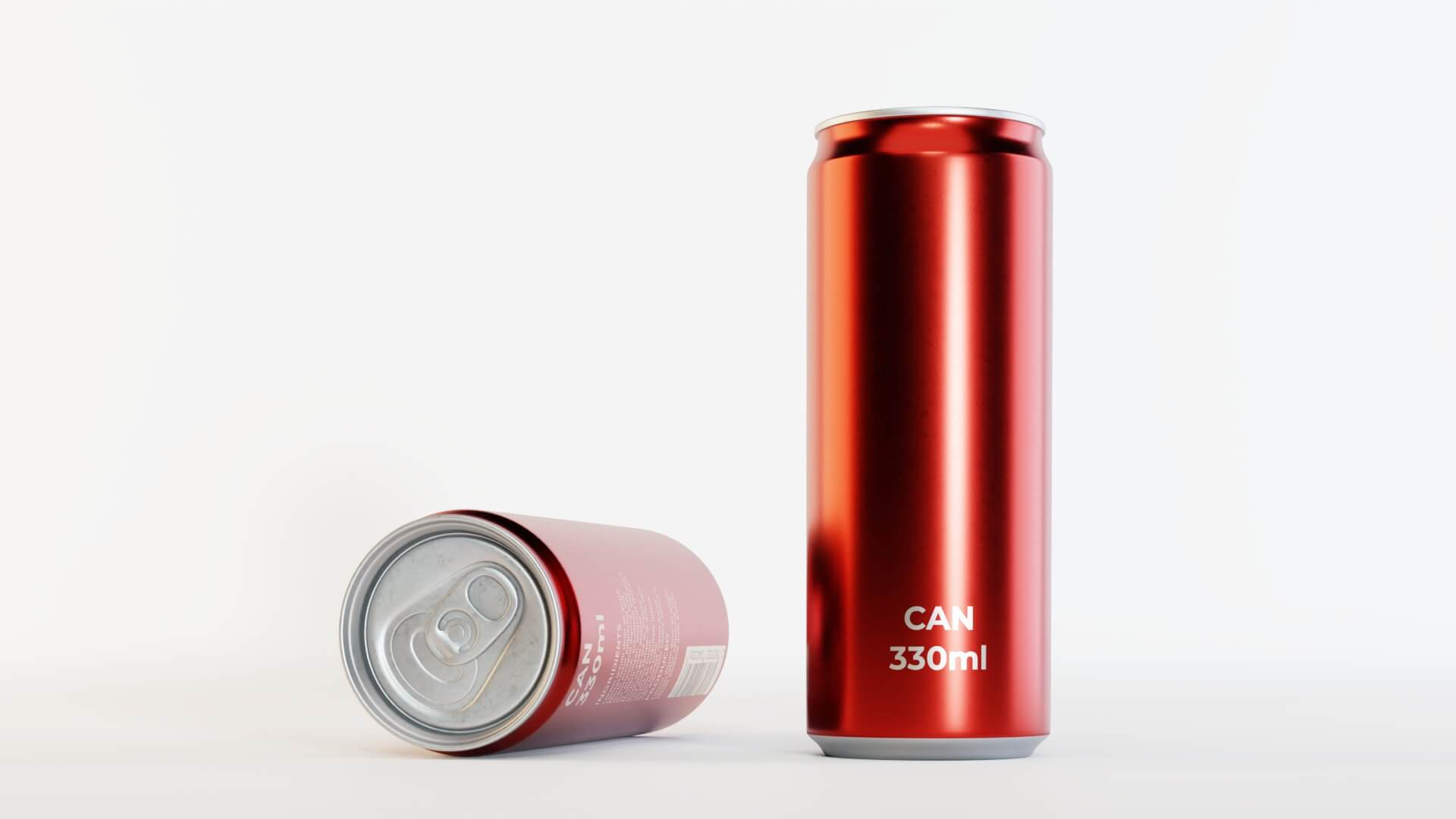 Beverage Sleek Can 330ml - 3D Model by NaCl