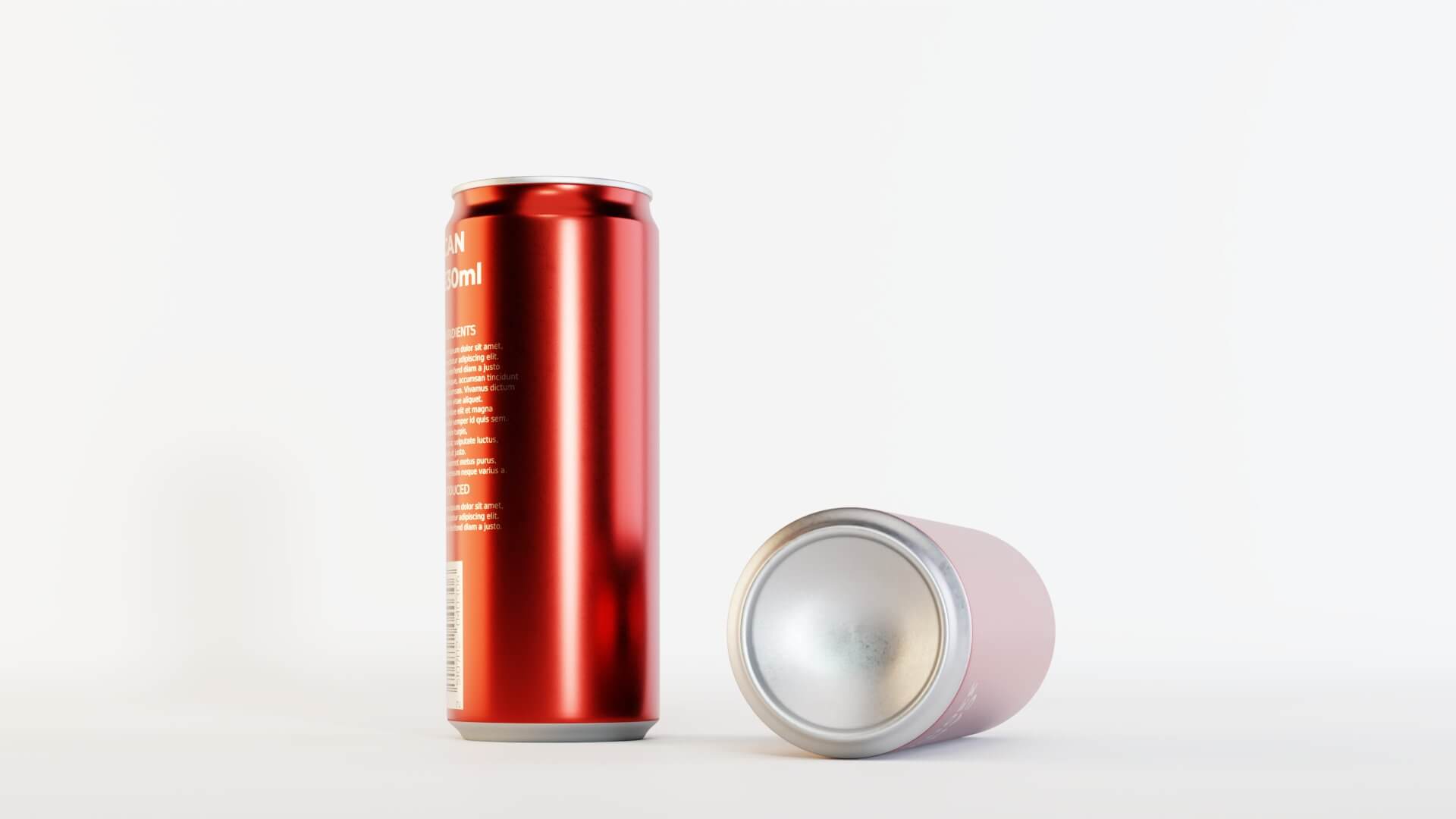 Beverage Sleek Can 330ml - 3D Model by NaCl