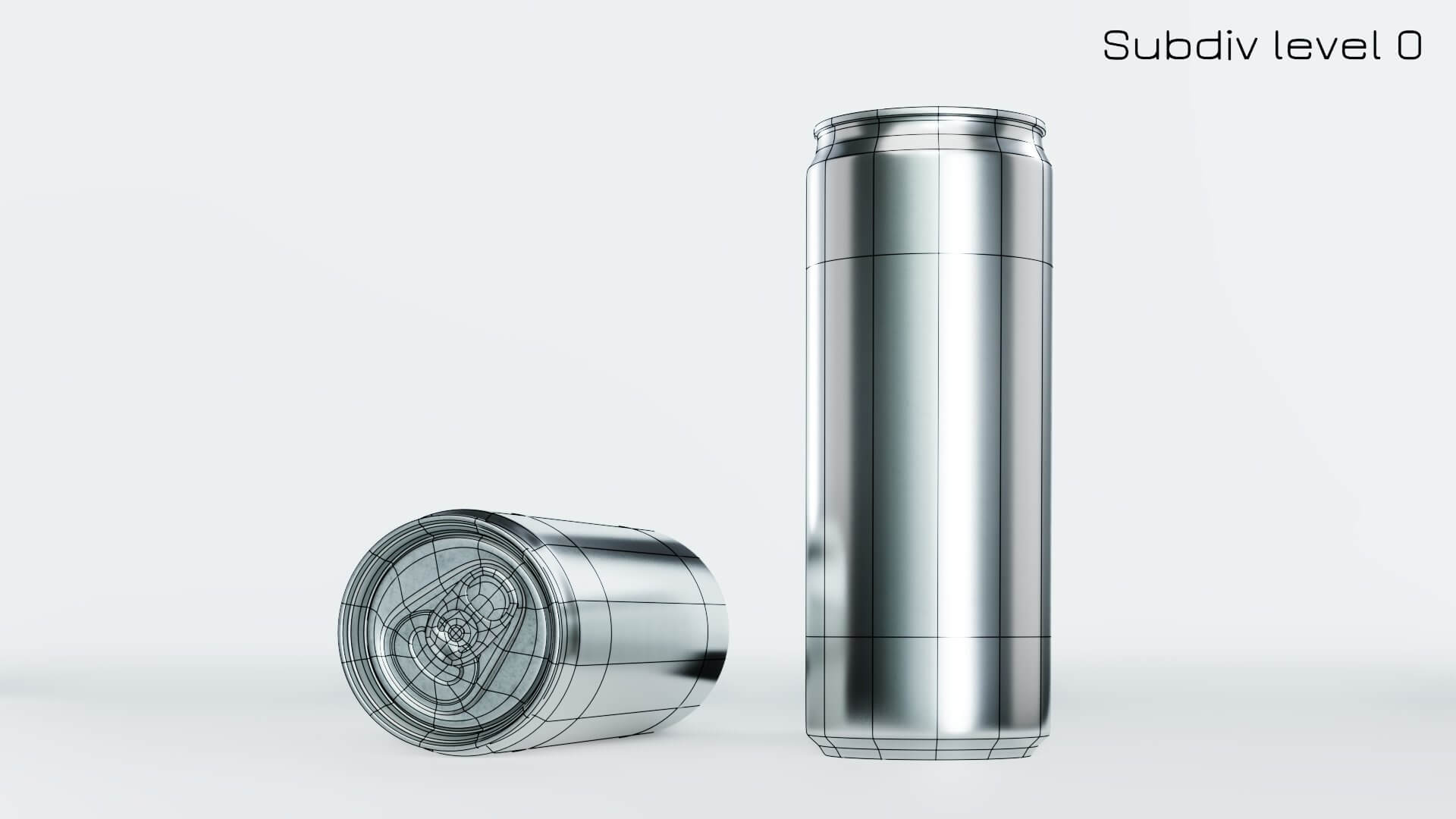 Beverage Sleek Can 330ml - 3D Model by NaCl