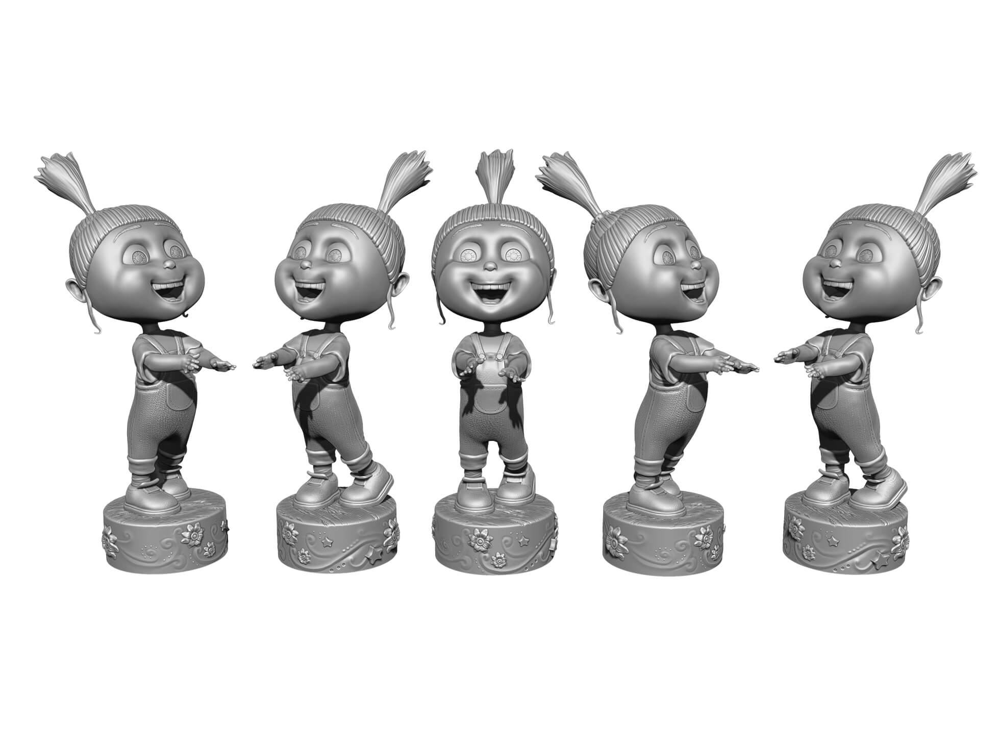 Agnes Gru (Despicable Me) - 3D Model by naeem32