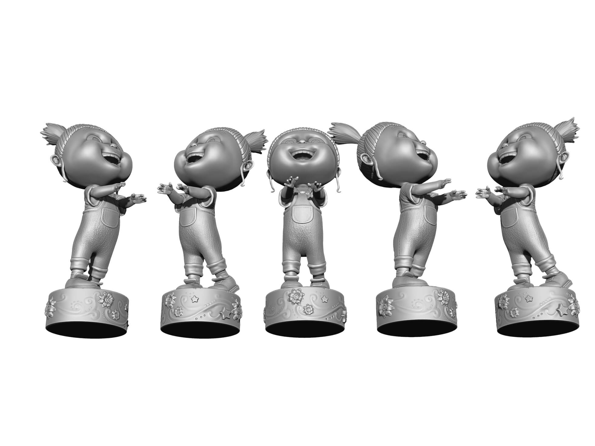 Agnes Gru (Despicable Me) - 3D Model by naeem32