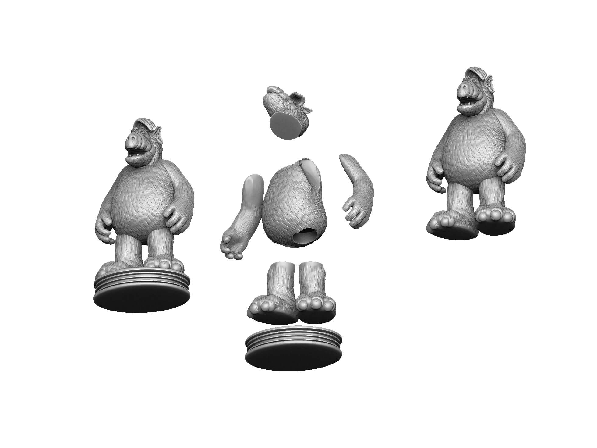 Alf 2 (Alien Life Form) - 3D Model by naeem32