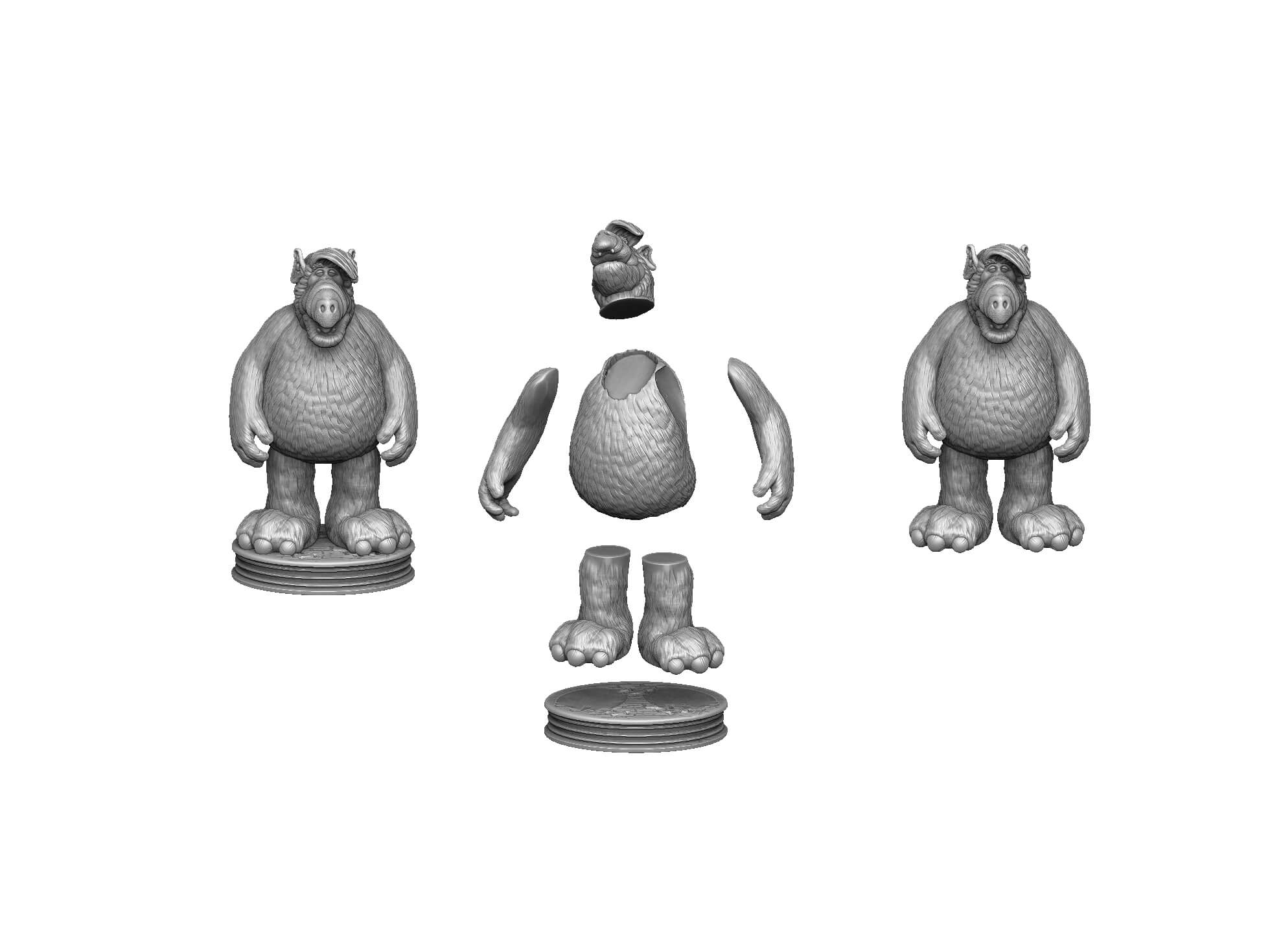 Alf 2 (Alien Life Form) - 3D Model by naeem32