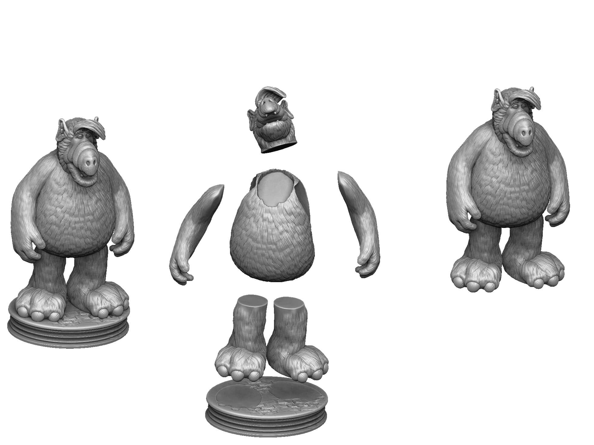 Alf 2 (Alien Life Form) - 3D Model by naeem32