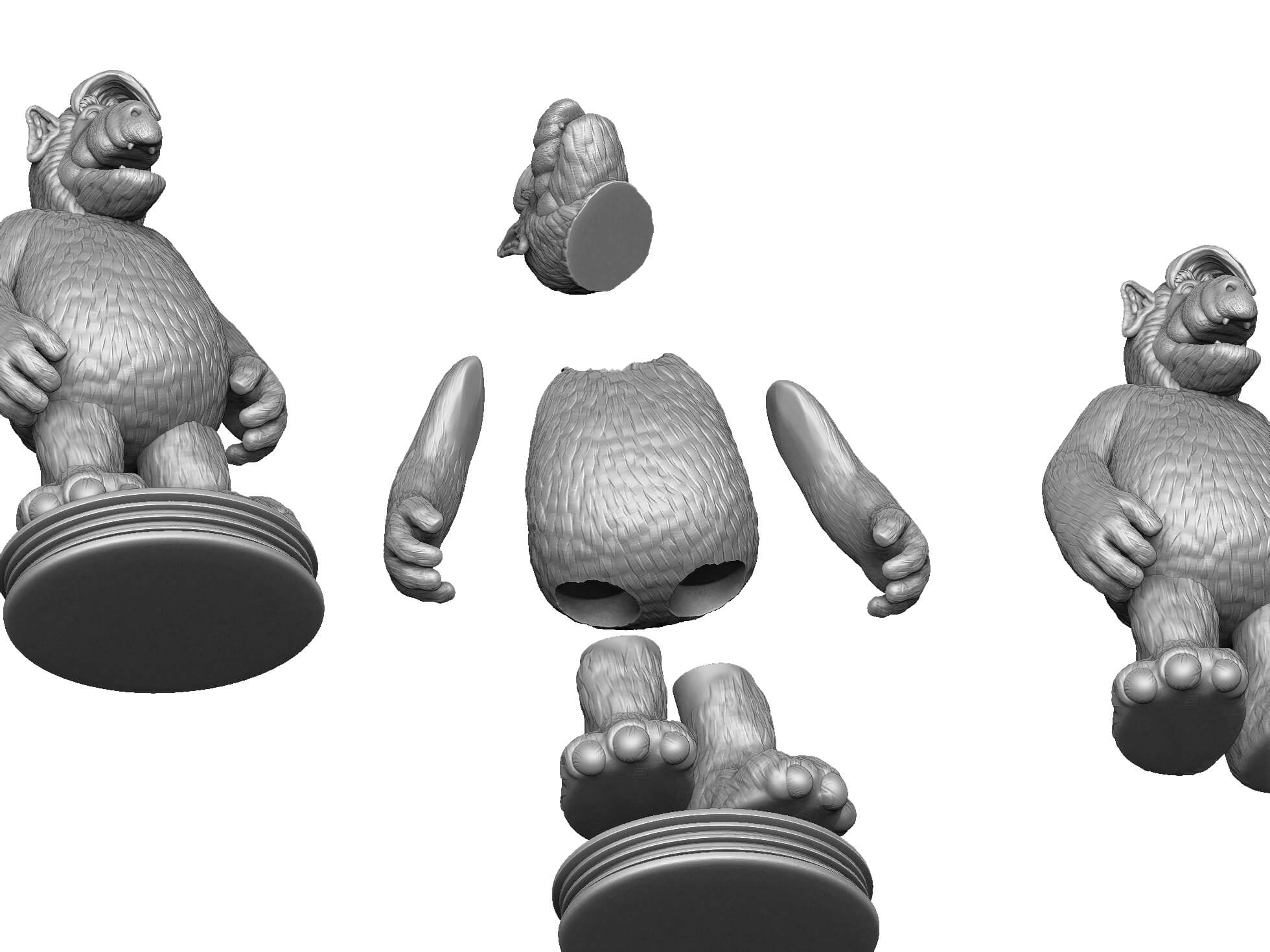 Alf 2 (Alien Life Form) - 3D Model by naeem32