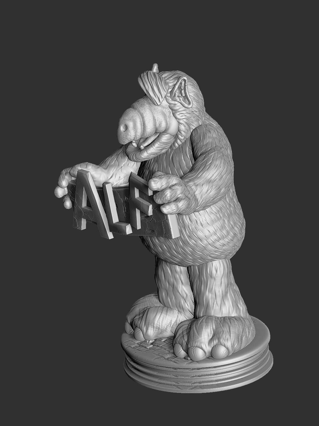 Alf for 3D Printing Stl by naeem32