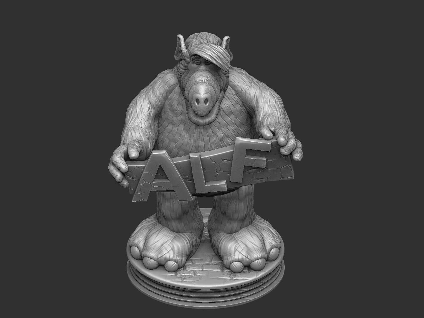Alf for 3D Printing Stl by naeem32