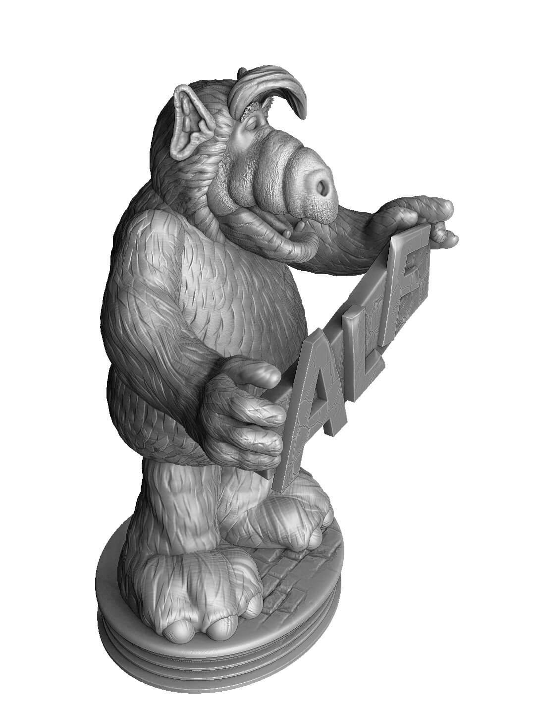 Alf for 3D Printing Stl by naeem32
