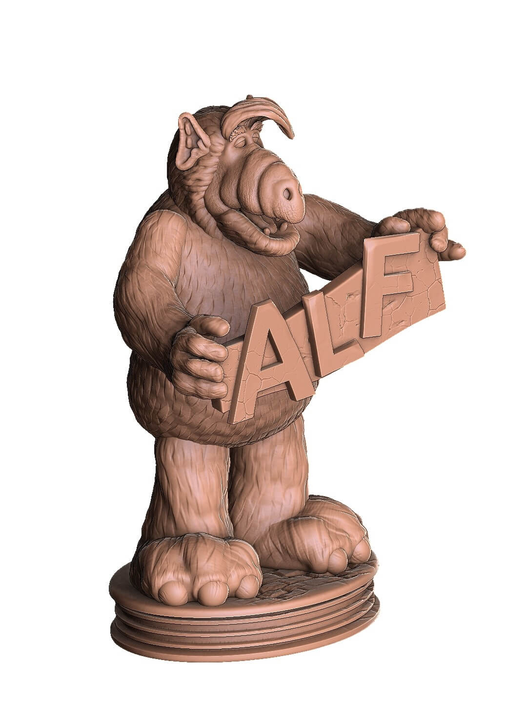 Alf for 3D Printing Stl by naeem32