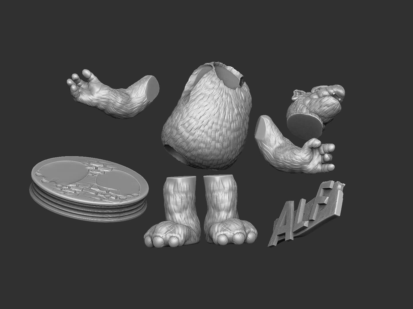 Alf (Alien Life Form) - 3D Model by naeem32