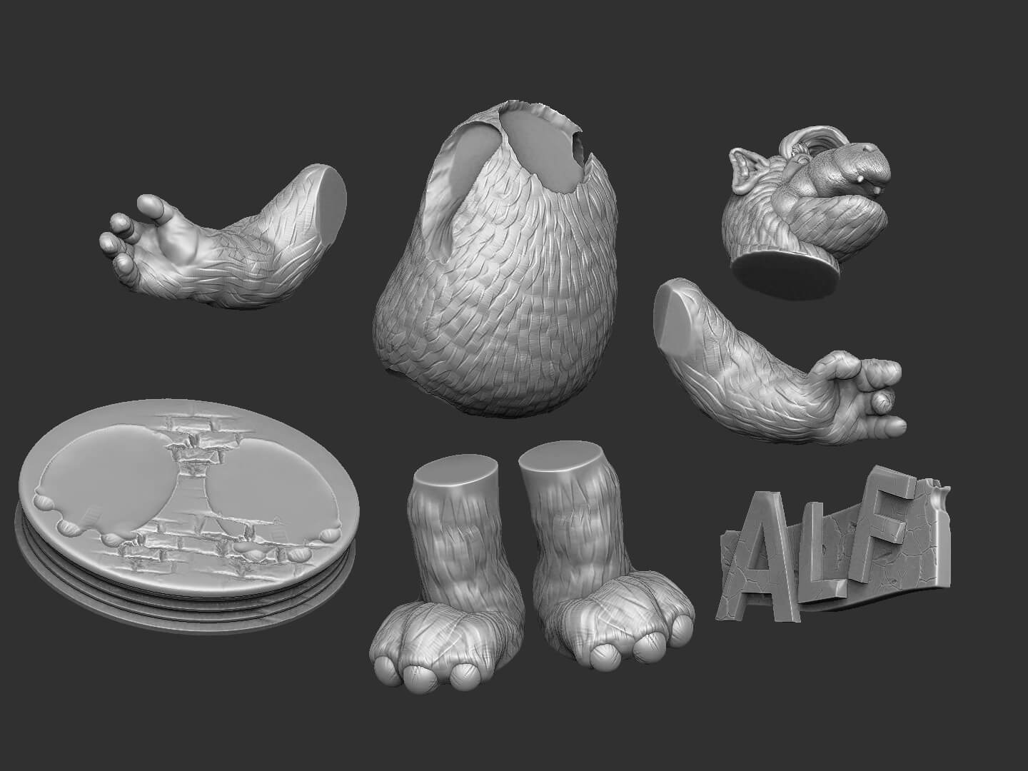 Alf (Alien Life Form) - 3D Model by naeem32