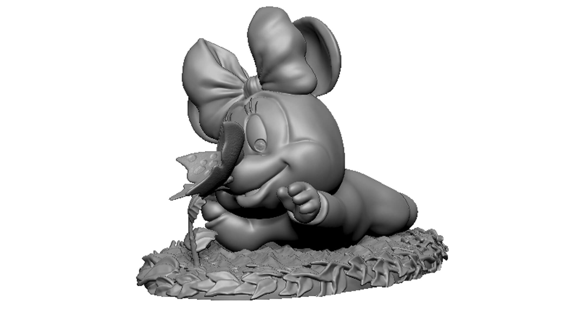 Baby Minnie Mouse - 3D Model by naeem32