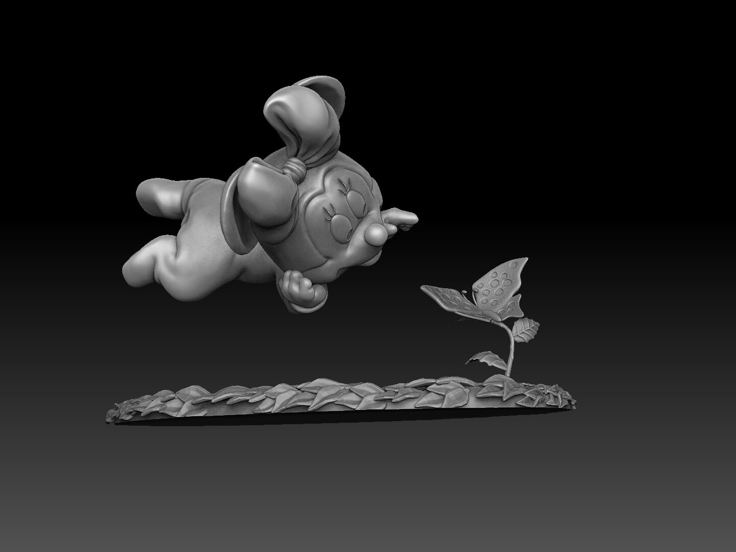 Baby Minnie Mouse - 3D Model by naeem32