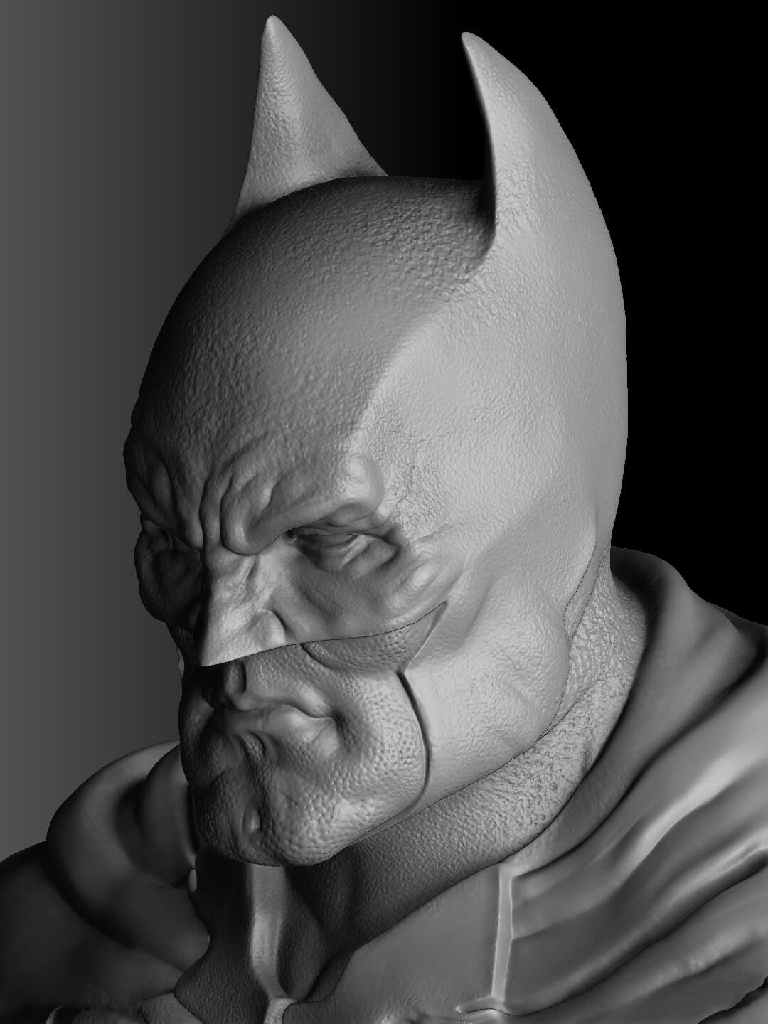Batman (Bust) - 3D Model by naeem32