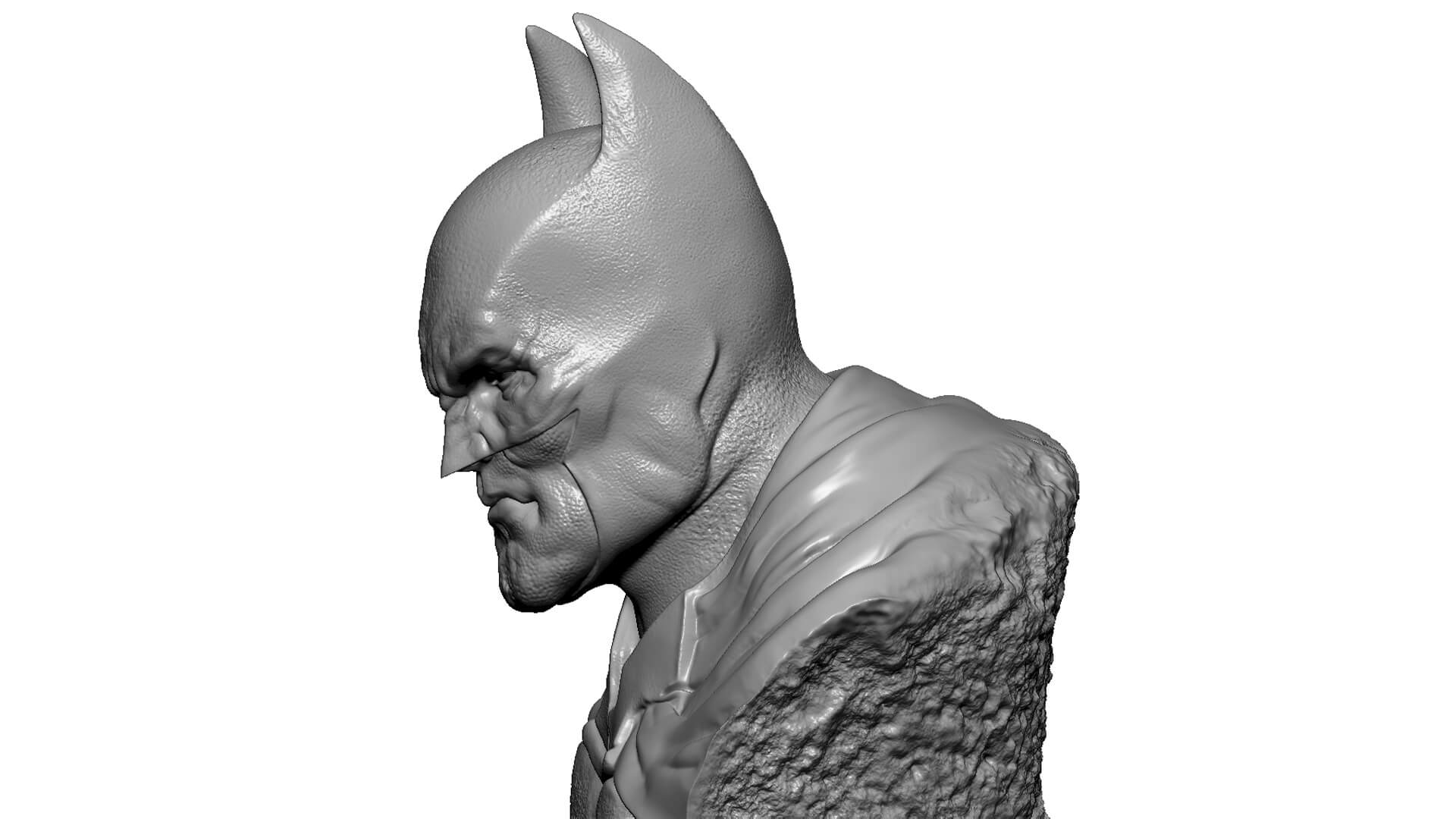 Batman (Bust) - 3D Model by naeem32