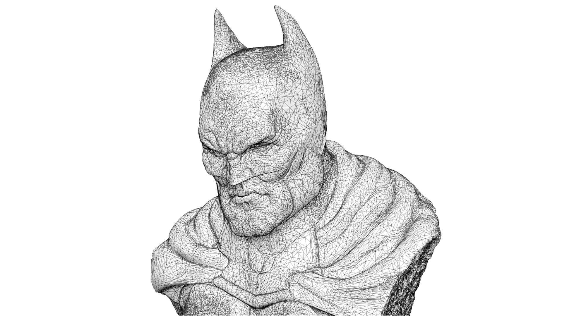 Batman (Bust) - 3D Model by naeem32