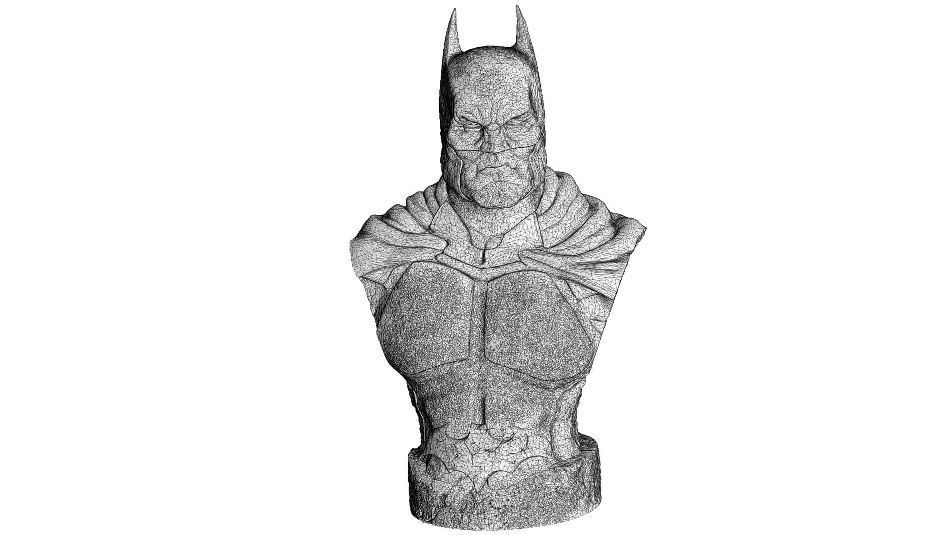 Batman (Bust) - 3D Model by naeem32