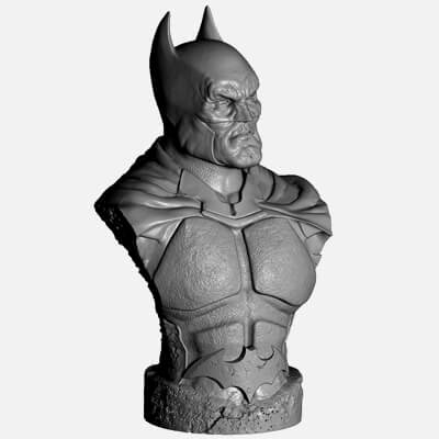 Batman (Bust) - 3D Model by naeem32