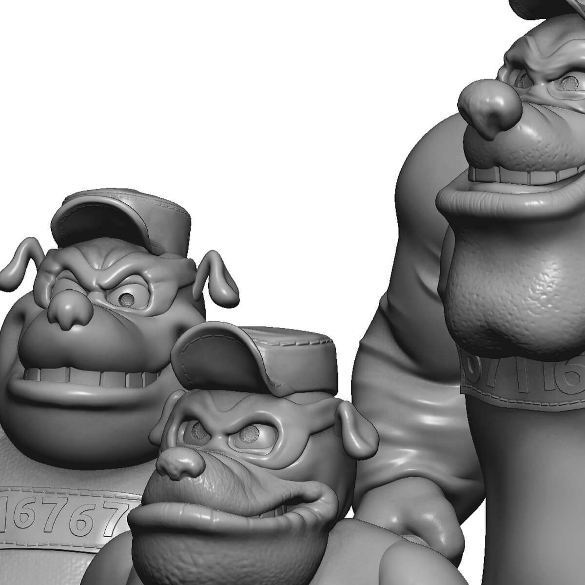 Beagle Boys for 3D Printing Stl by naeem32
