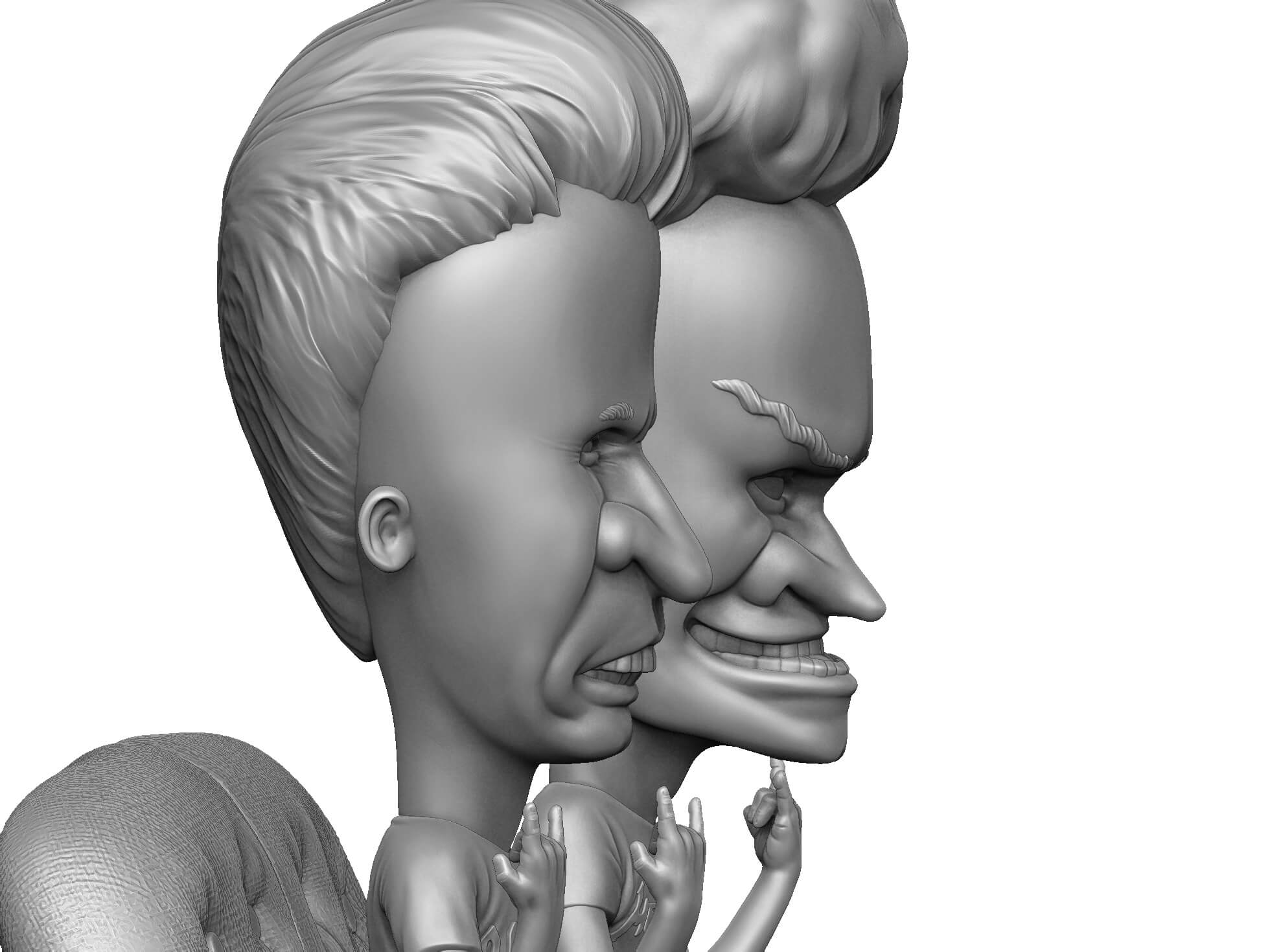 Beavis and Butt-Head 3D Model by naeem32