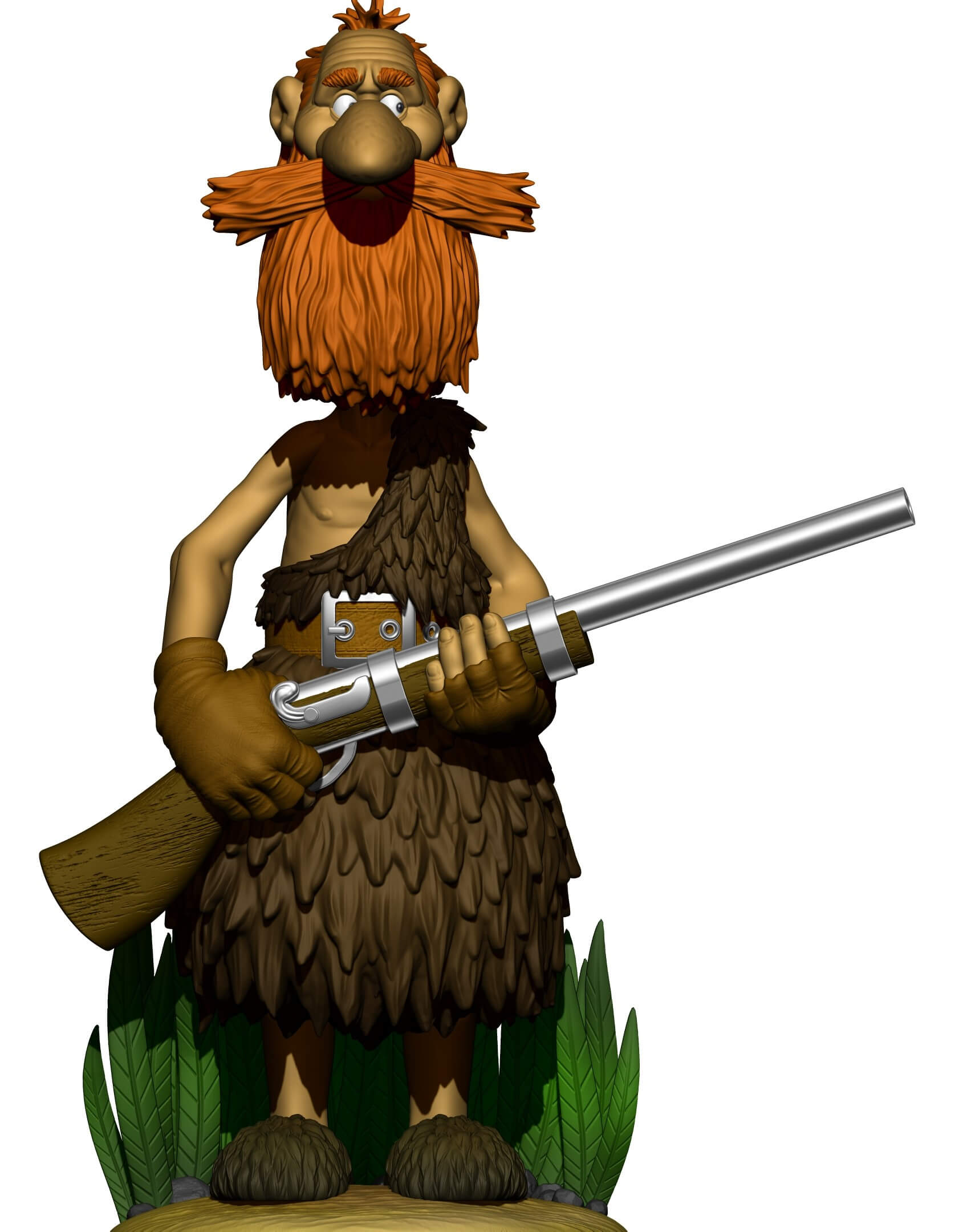 Ben Gunn From "Treasure Island" - 3D Model by naeem32