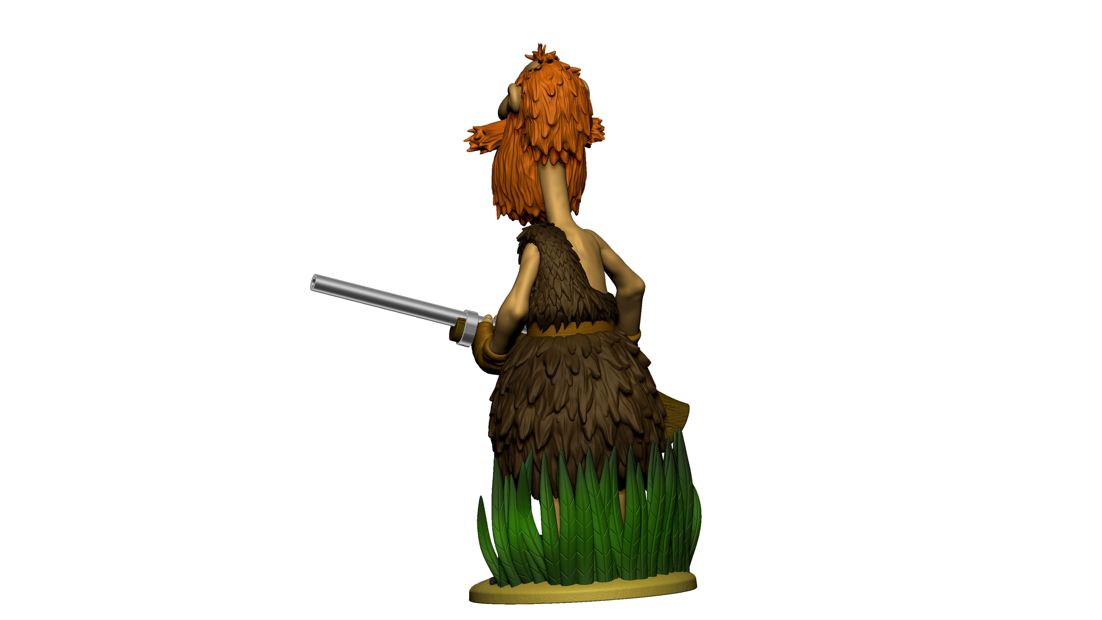 Ben Gunn From "Treasure Island" - 3D Model by naeem32