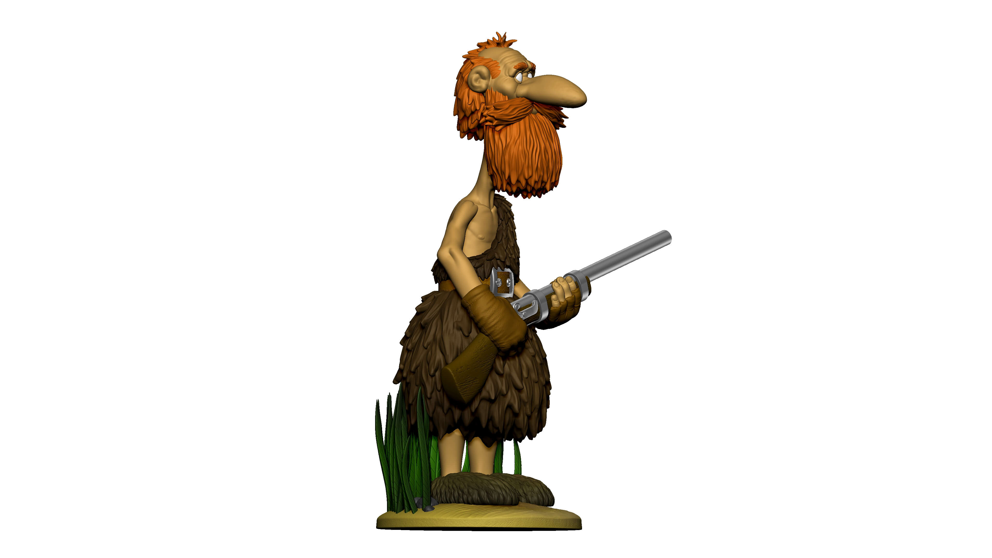 Ben Gunn From "Treasure Island" - 3D Model by naeem32