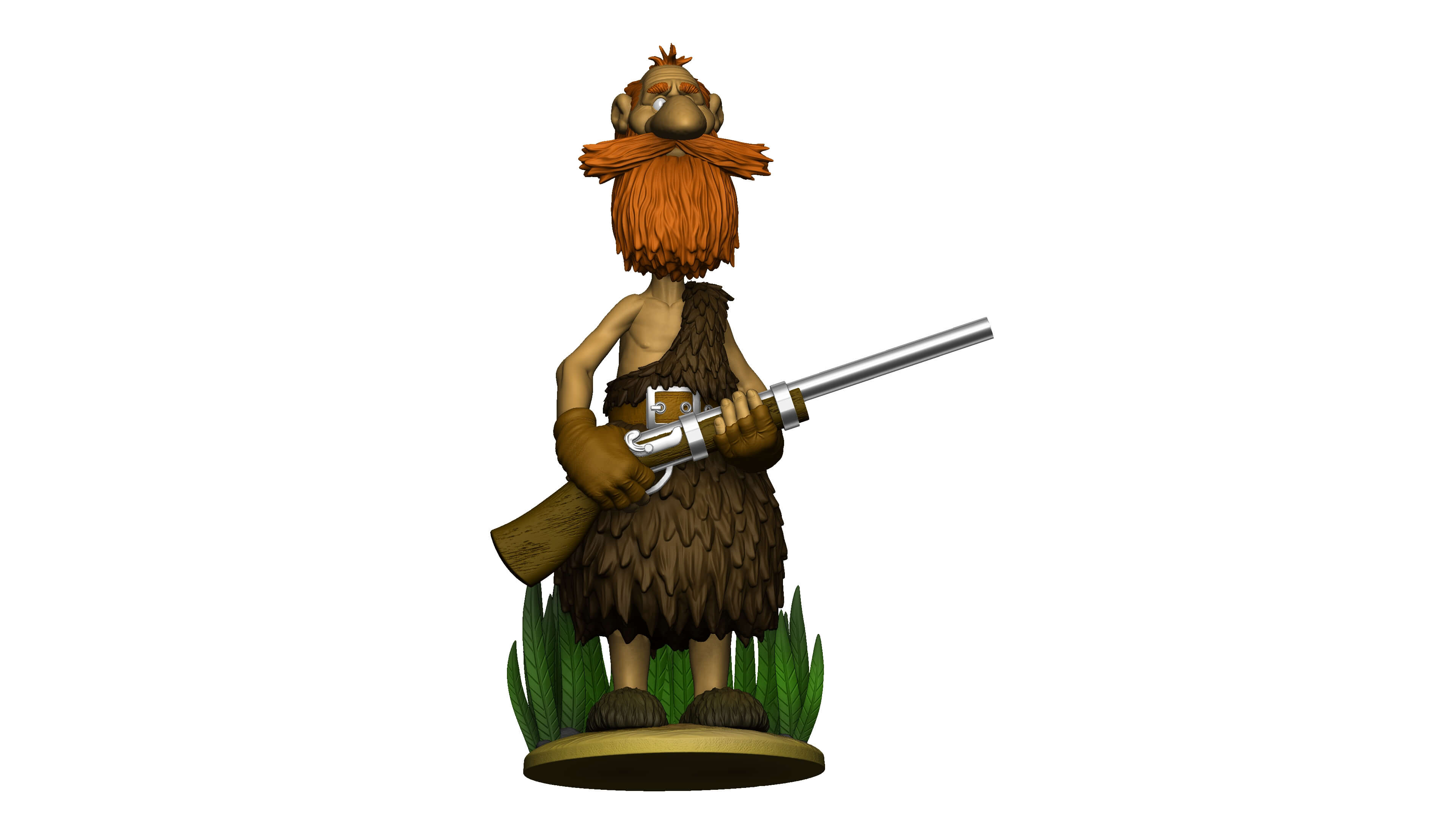 Ben Gunn From "Treasure Island" - 3D Model by naeem32