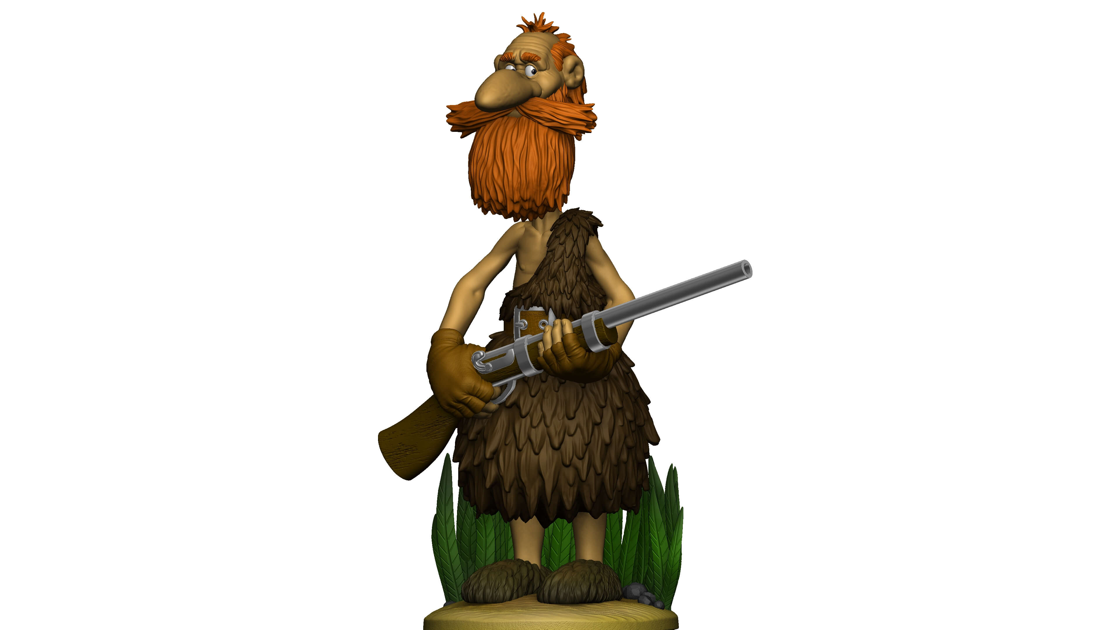 Ben Gunn From "Treasure Island" - 3D Model by naeem32