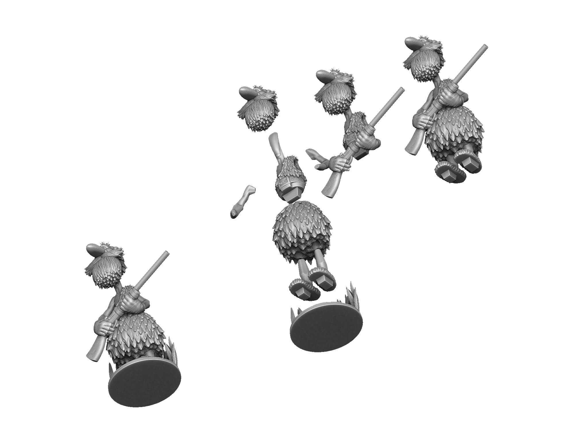 Ben Gunn From "Treasure Island" - 3D Model by naeem32