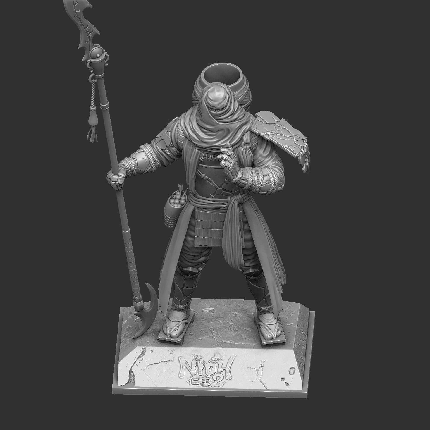 Benkei Nioh (Musashibo Benkei) - 3D Model by naeem32