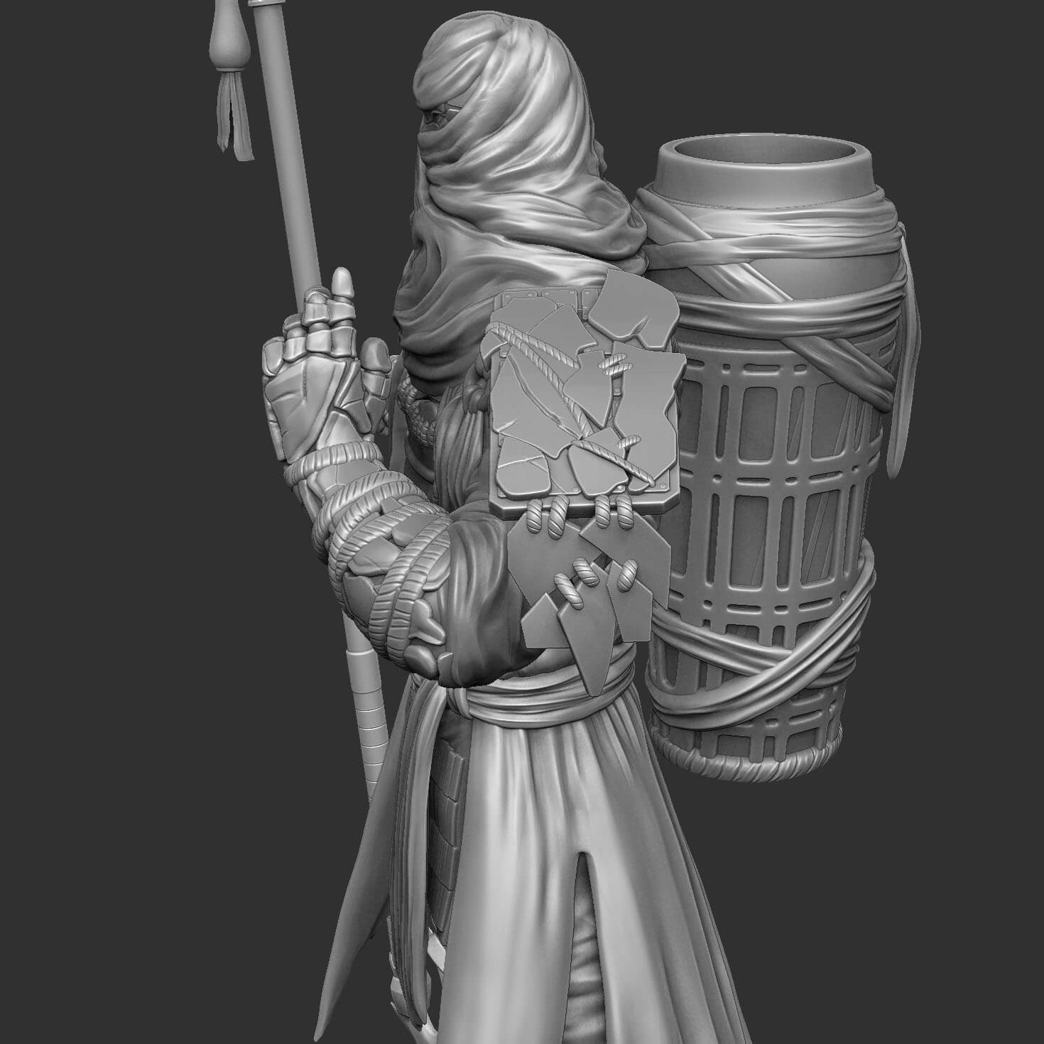 Benkei Nioh (Musashibo Benkei) - 3D Model by naeem32