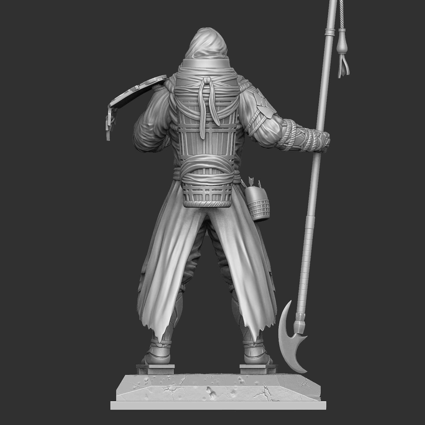 Benkei Nioh (Musashibo Benkei) - 3D Model by naeem32