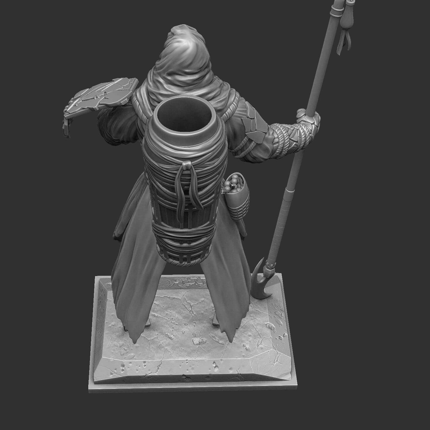 Benkei Nioh (Musashibo Benkei) - 3D Print Model by naeem32
