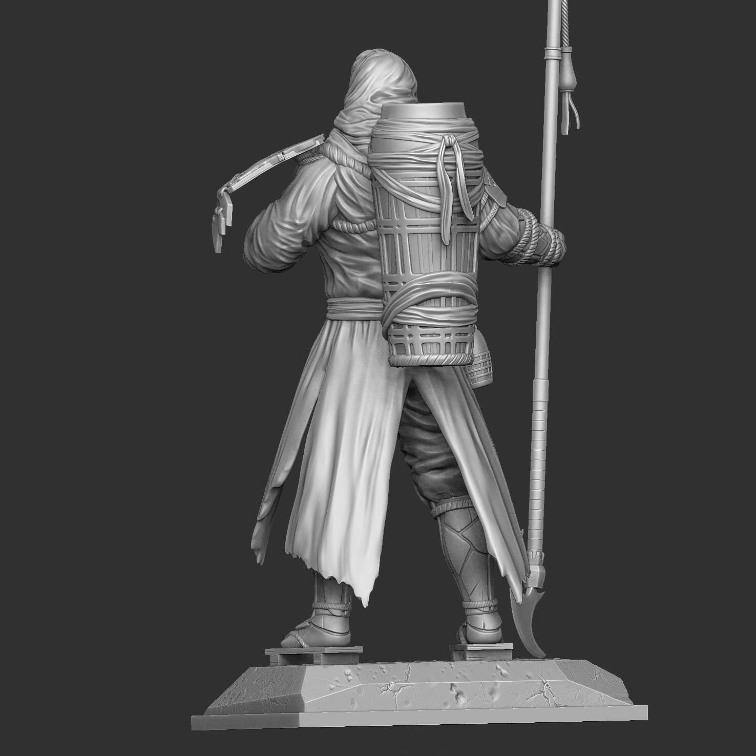 Benkei Nioh (Musashibo Benkei) - 3D Print Model by naeem32