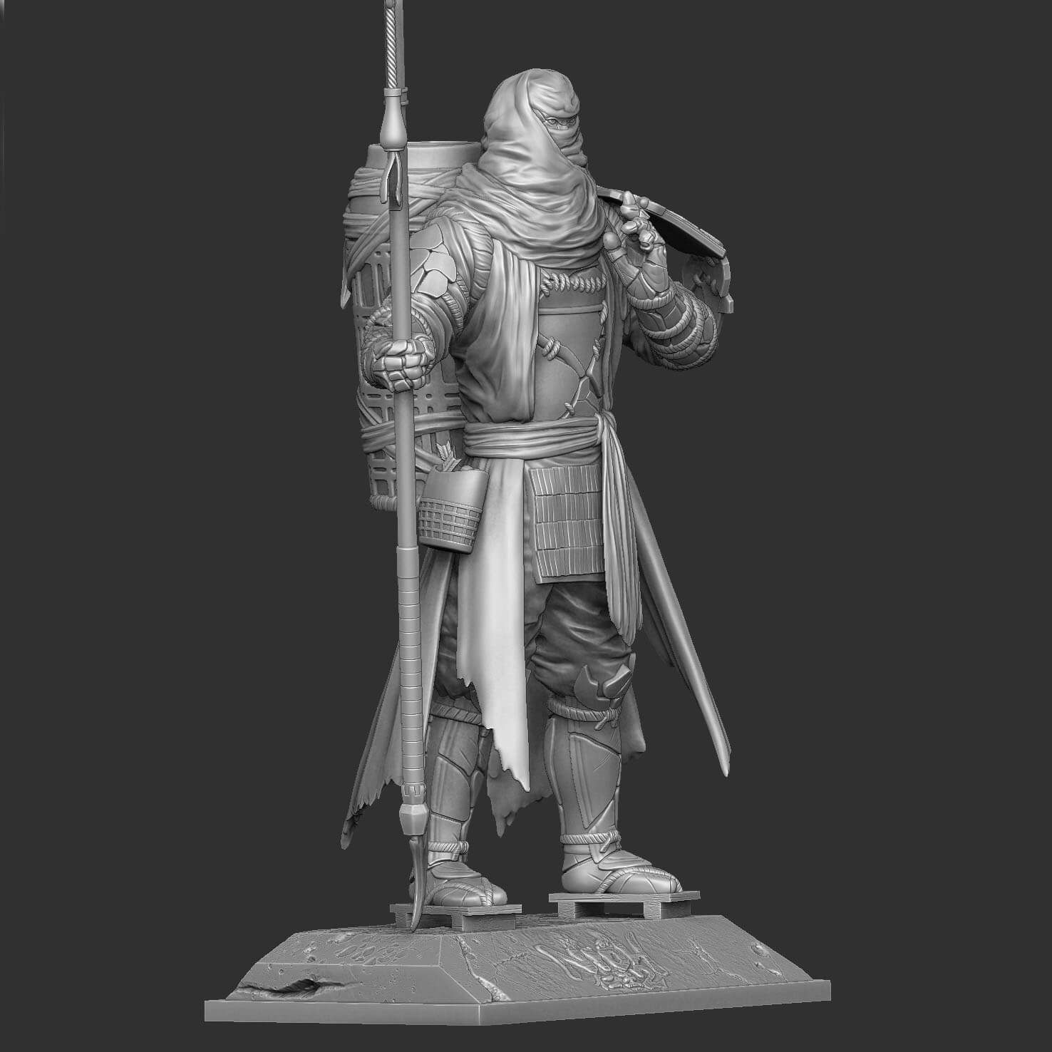 Benkei Nioh (Musashibo Benkei) - 3D Model by naeem32