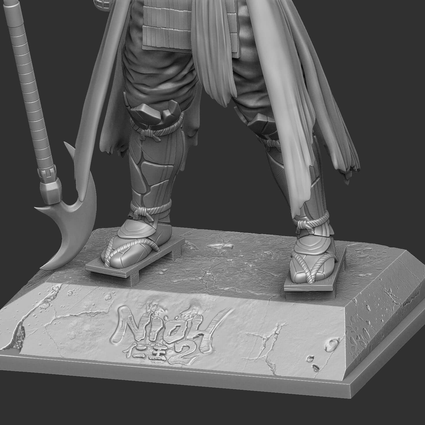 Benkei Nioh (Musashibo Benkei) - 3D Model by naeem32