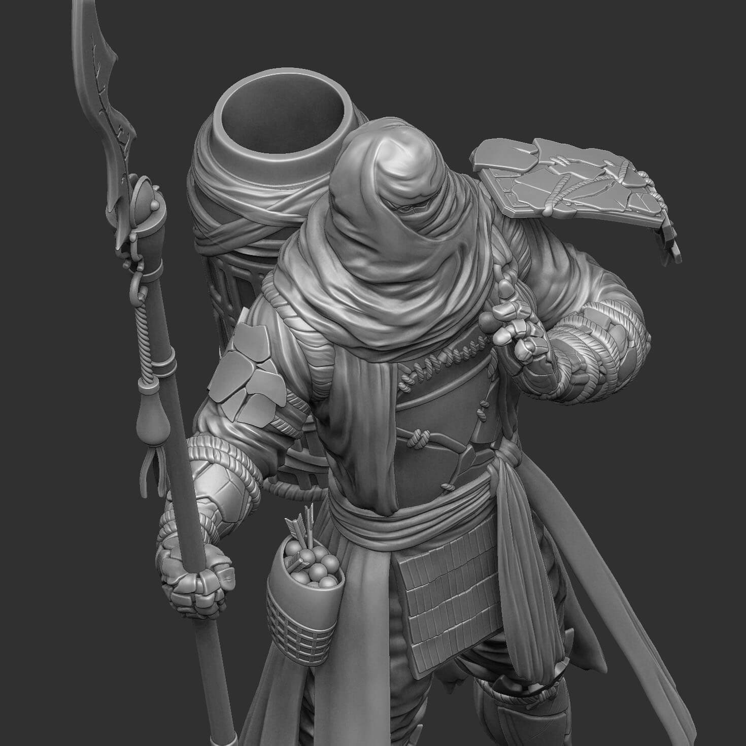 Benkei Nioh (Musashibo Benkei) - 3D Model by naeem32