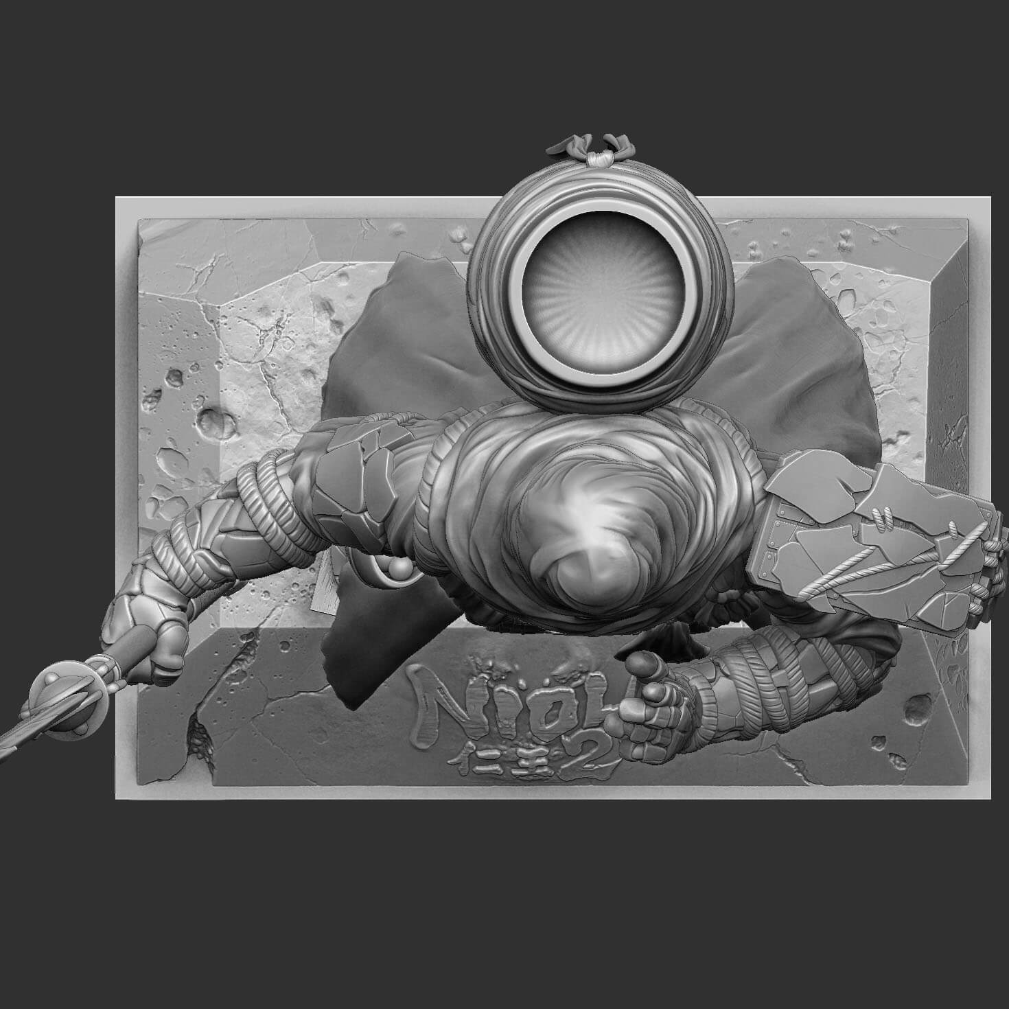 Benkei Nioh (Musashibo Benkei) - 3D Model by naeem32