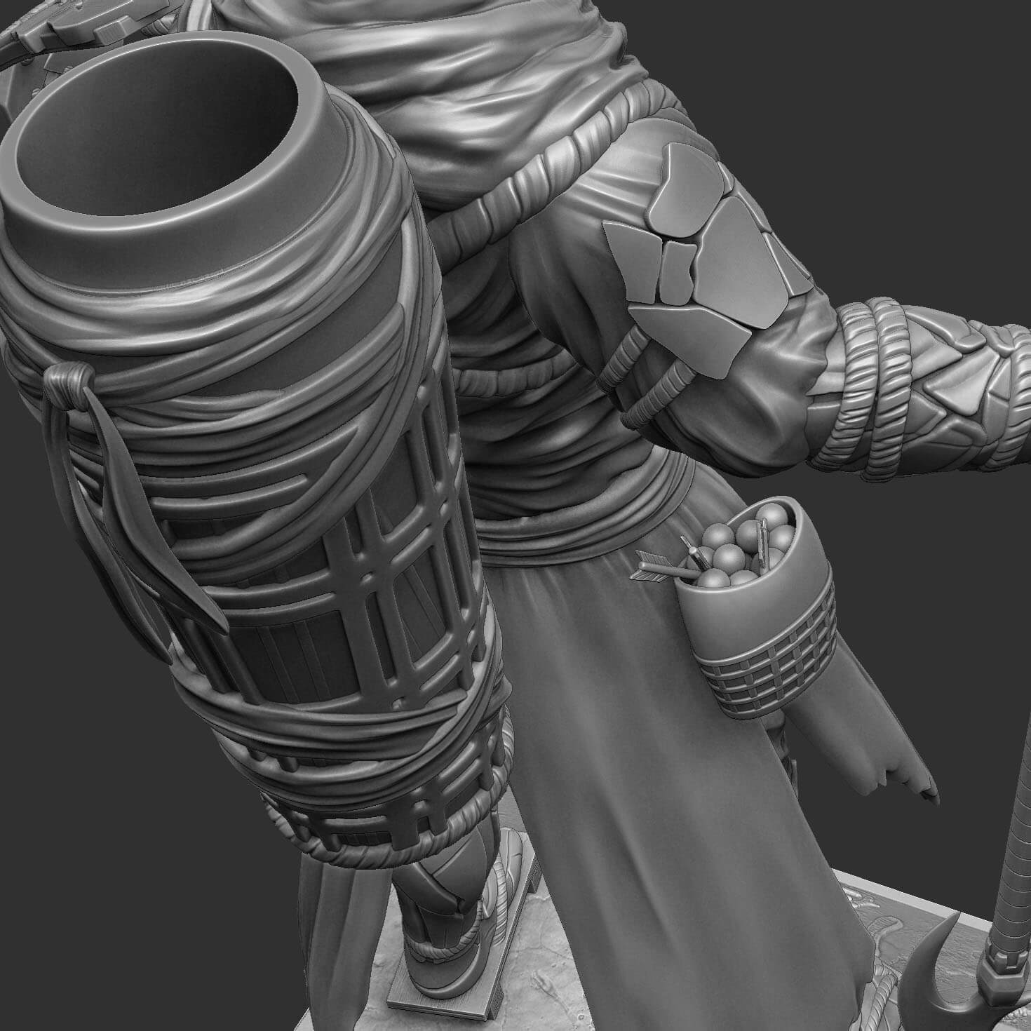 Benkei Nioh (Musashibo Benkei) - 3D Model by naeem32