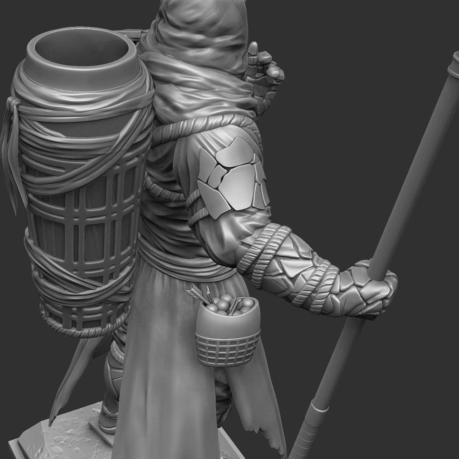 Benkei Nioh (Musashibo Benkei) - 3D Model by naeem32