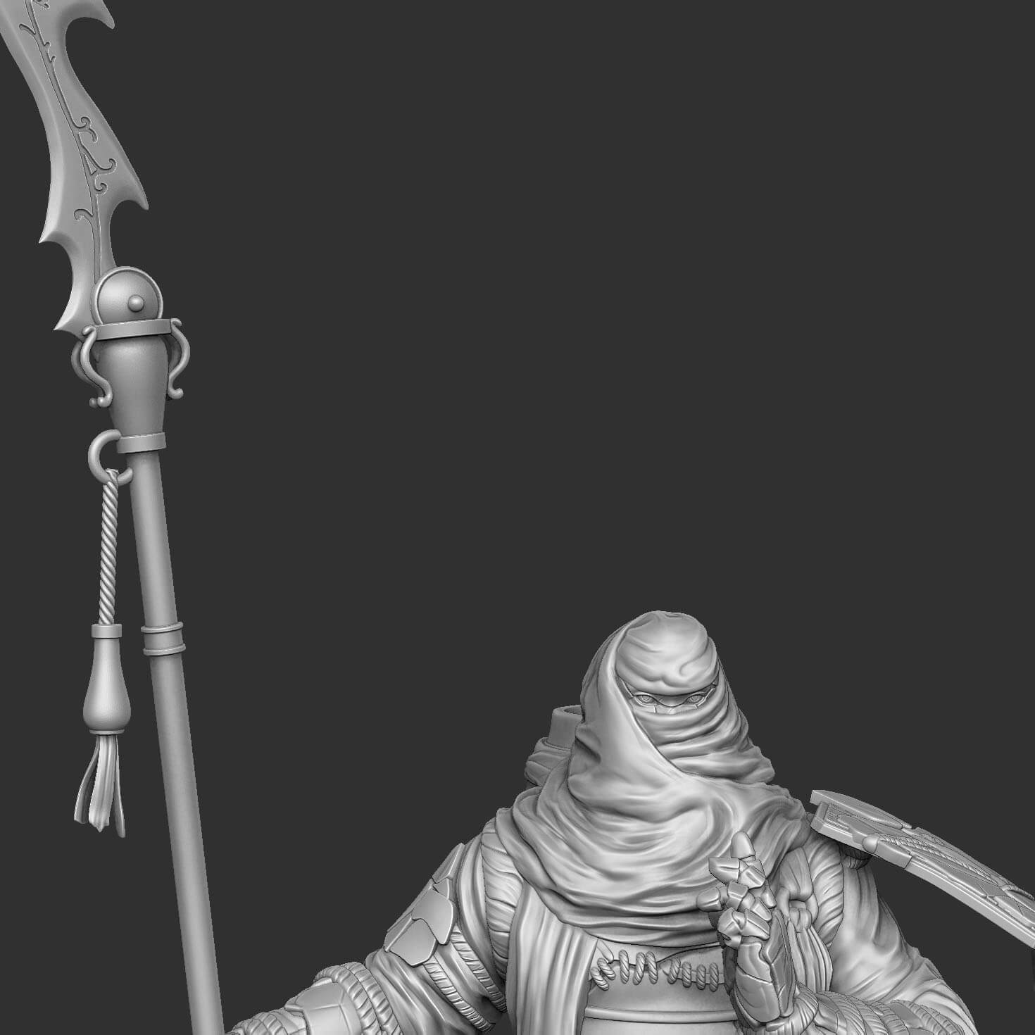 Benkei Nioh (Musashibo Benkei) - 3D Model by naeem32