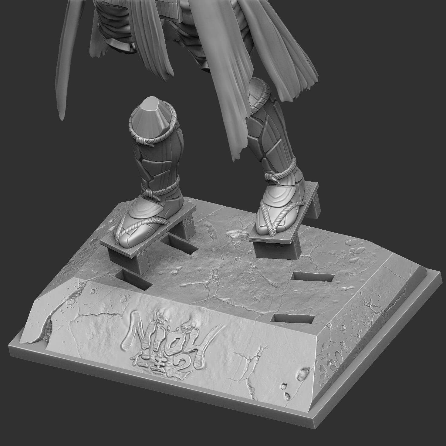 Benkei Nioh (Musashibo Benkei) - 3D Print Model by naeem32