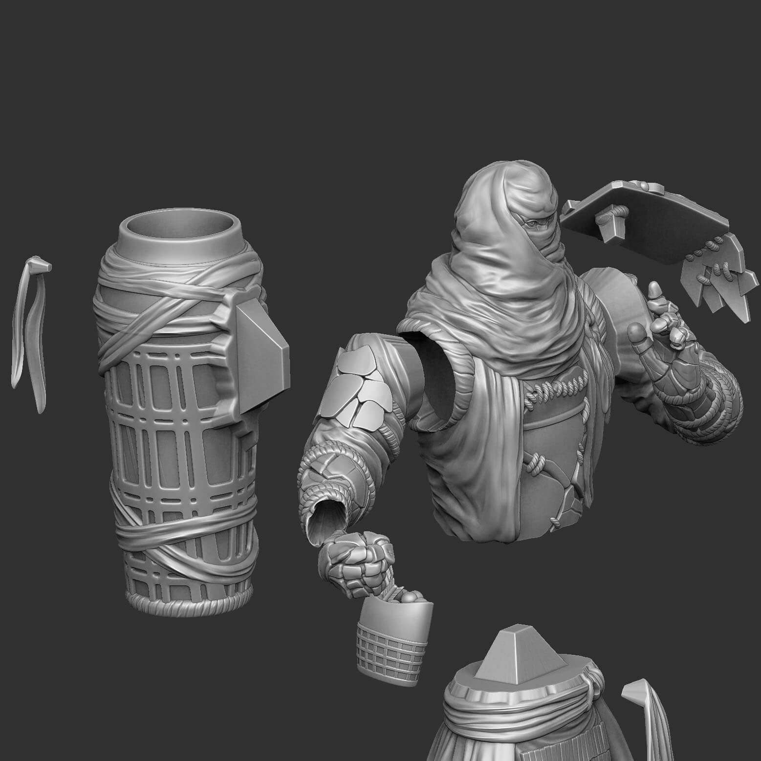 Benkei Nioh (Musashibo Benkei) - 3D Model by naeem32
