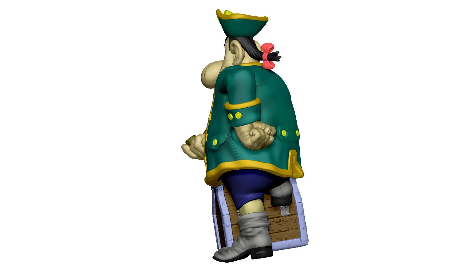 Billy Bones From "Treasure Island" - 3D Model by naeem32