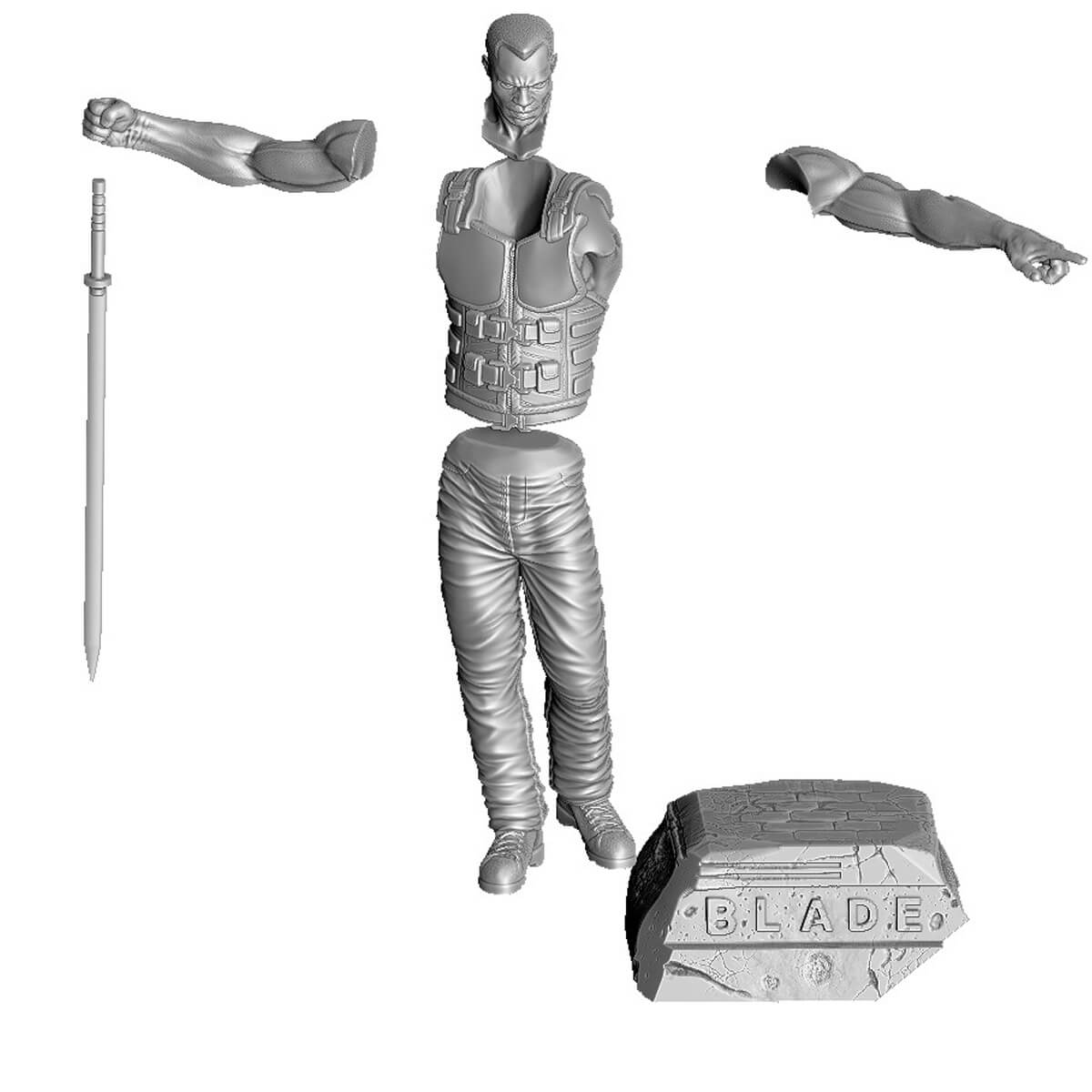 Blade (1998 Film) - 3D Model by naeem32