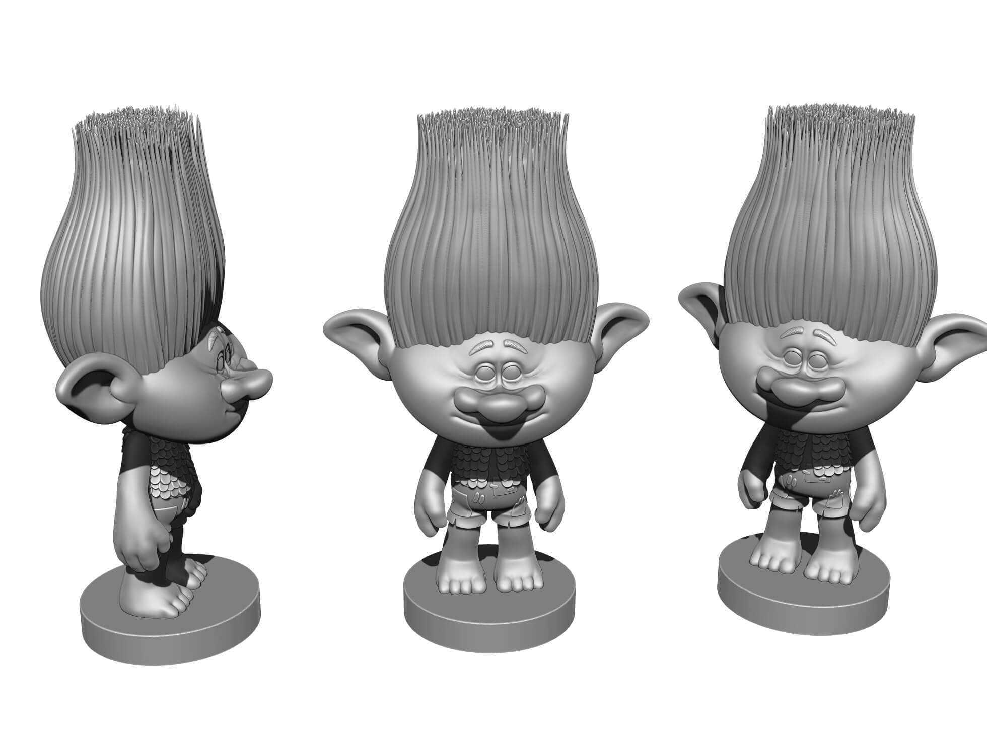 Branch Troll - 3D Model by naeem32