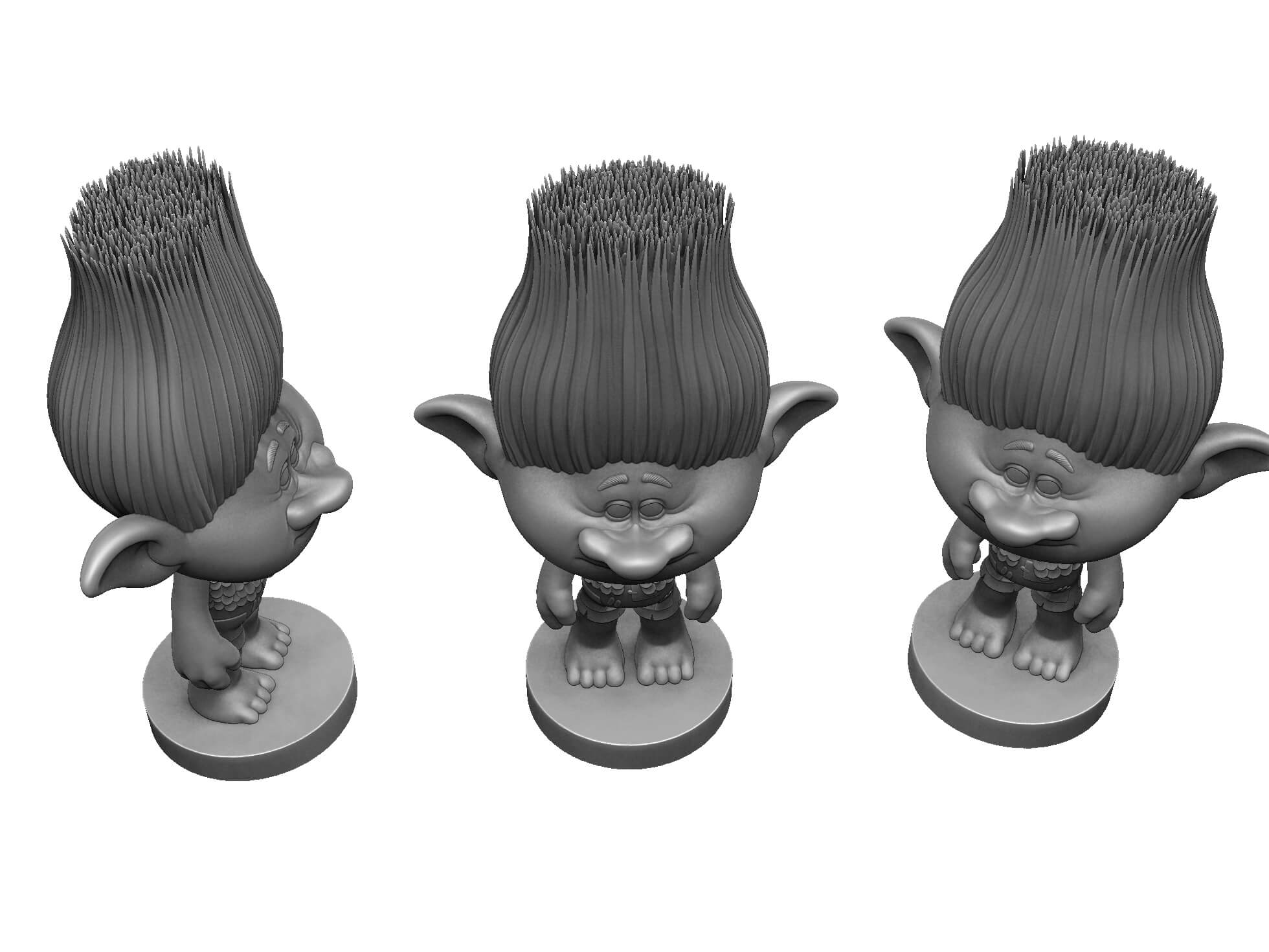 Branch Troll - 3D Model by naeem32